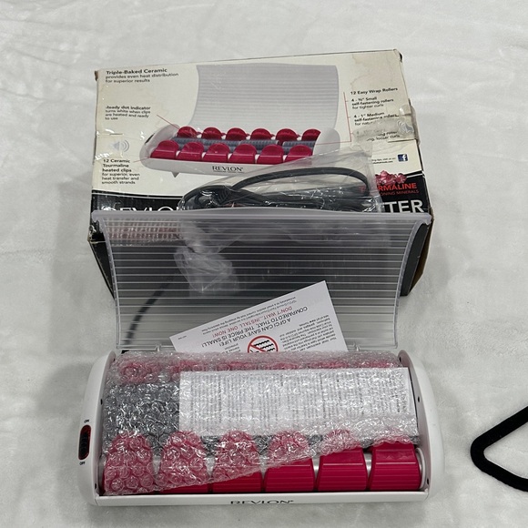 Revlon | Hair | Revlon Hair Roller Set With Pink Rollers | Poshmark